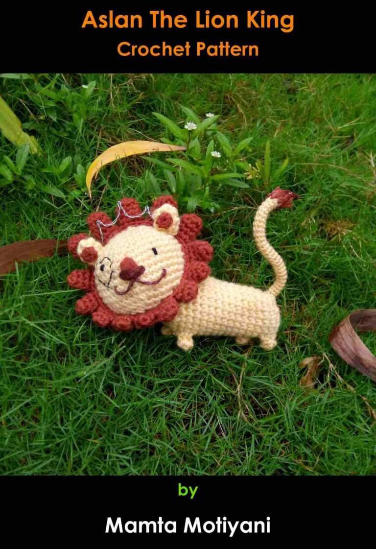 Aslan The Lion King Crochet Pattern | A Cute Amigurumi Toy