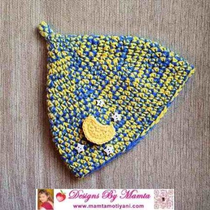 Crochet Moon Applique Pattern For Spring & Easter | Easy Patterns