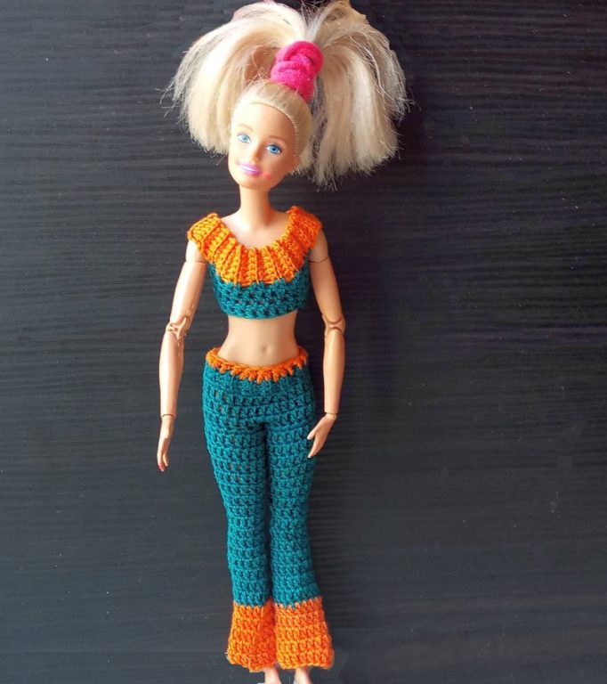 Maggi Crop Top And Pants | Crochet Pattern For 12" Doll!