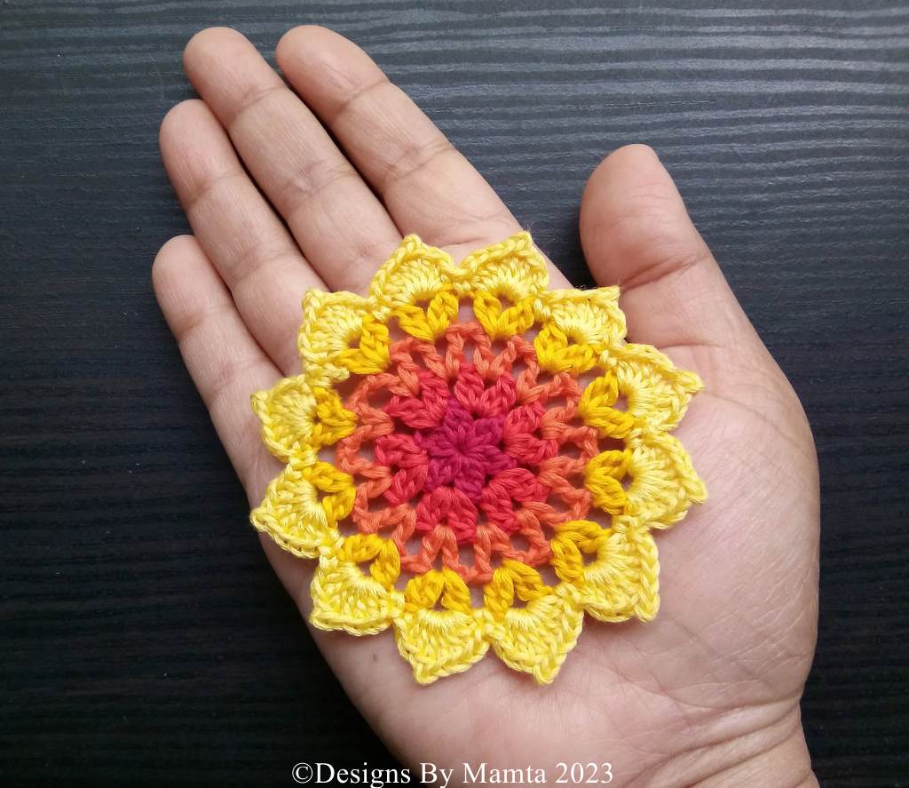 Anahata Chakra Crochet Pattern | DIY: Easy Flower Mandala