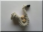 Crochet Saxophone Jewelry Pattern | Unusual & Miniature Crochet Pattern