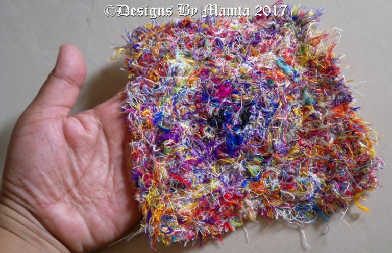 How To Make Fabric With Thread Scraps - Designs by Mamta