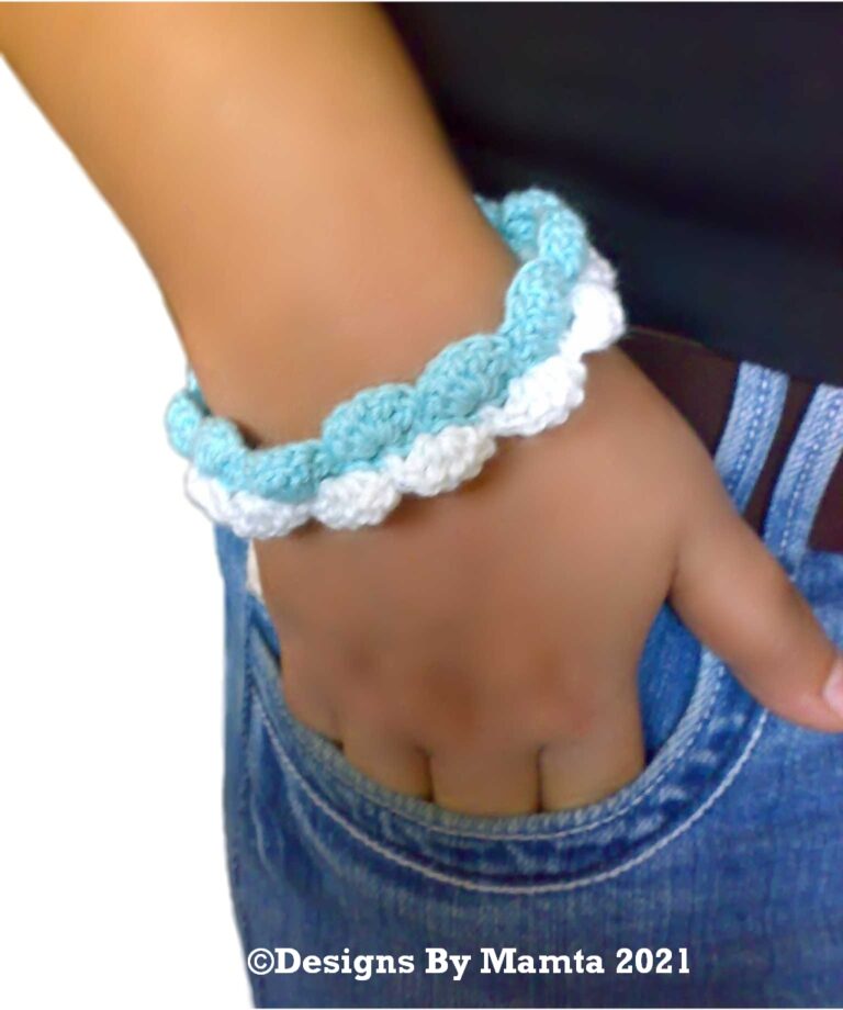 Crochet Bangle Pattern | Easy & Cool Crochet Jewelry Patterns