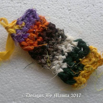 The Mallard Duck Sari Yarn Ribbon | Colorful Inspirational Silk Yarns